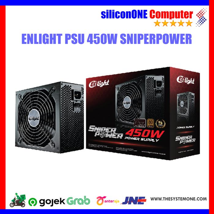 Jual Enlight Powersupply 450W 450 450Watt Sniper Power - Kota Bandung ...