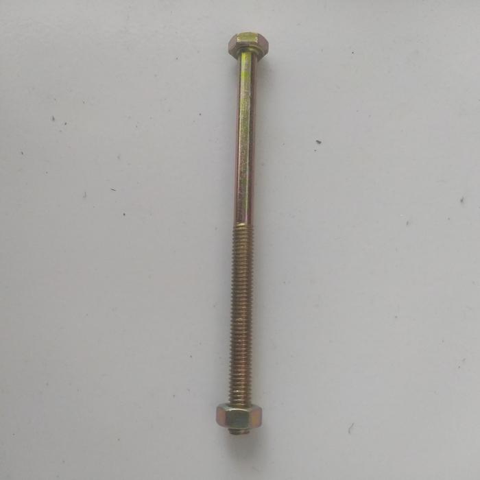 Jual baut mur besi kuning M 6 x 100 mm pitch 1 kunci 10 panjang 10 cm - Kota Surabaya ...