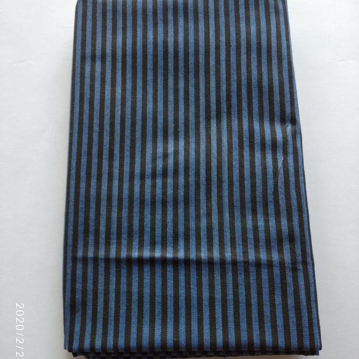 Jual Kain lurik ATBM lir kecil biru hitam 3m x 1m - Kab. Sukoharjo ...