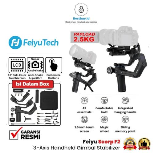 Jual Feiyu Scorp F2 3-Axis Handheld Gimbal Stabilizer - Jakarta Pusat ...