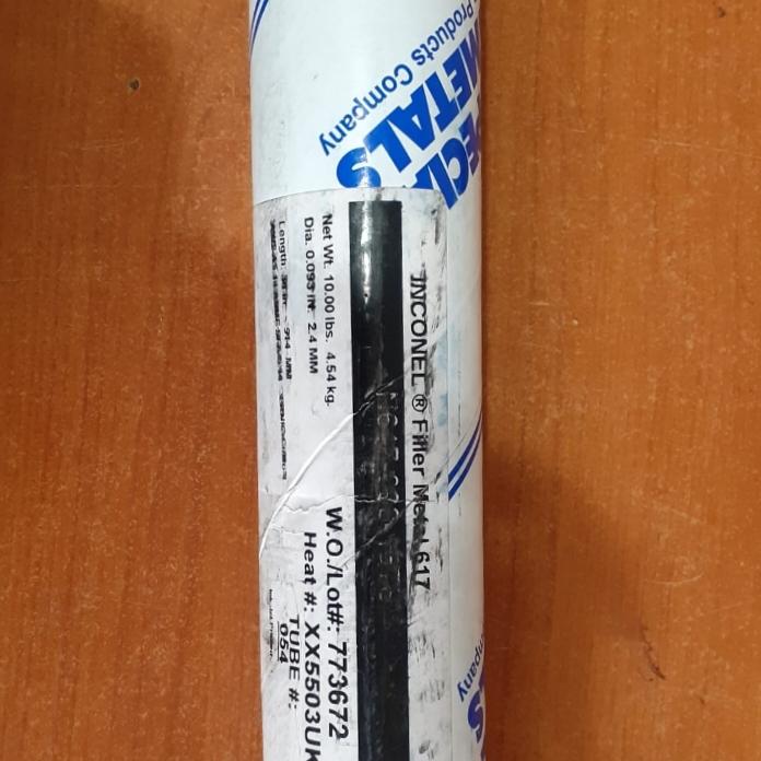 Jual Kawat Las INCONEL Filler Metal 617 Ukuran 3.2mm - Jakarta Pusat ...