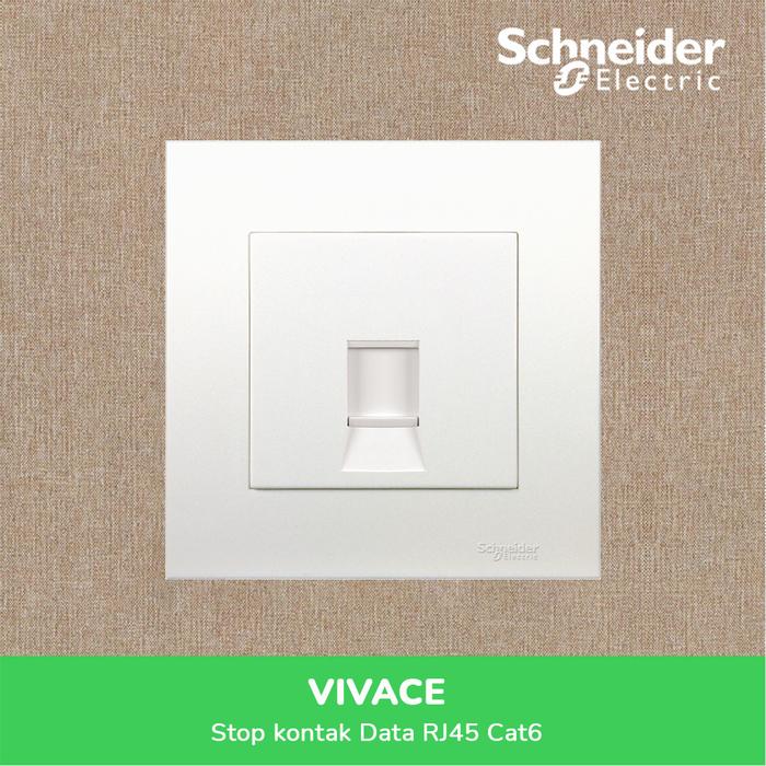 Promo Schneider Stop kontak Data RJ45 Cat6 Vivace - KB31RJ6E - Jakarta ...