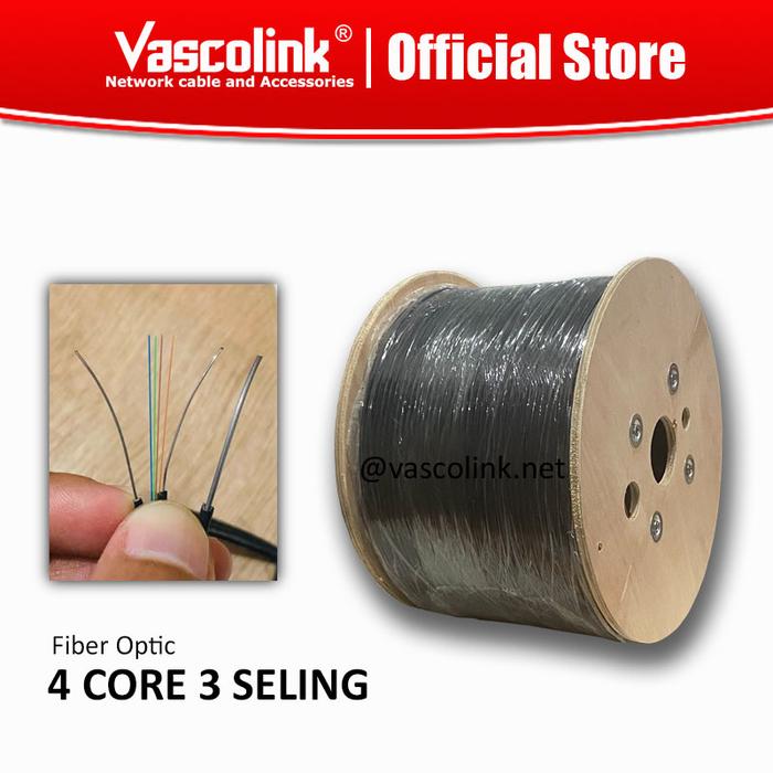 Promo Vascolink kabel Fo 4 Core 3 seling 1000meter Cicil 0% 3x ...