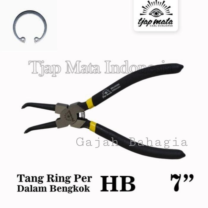 Jual Tang snap ring bengkok tutup 7 inch Circlip ring per dalam Tjap ...