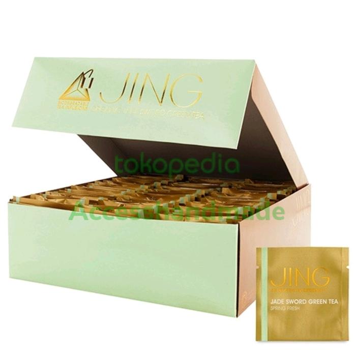 Jual Jing Tea Bag Jade Sword Premium Pack 100x2.5gr Green Tea Flora ...