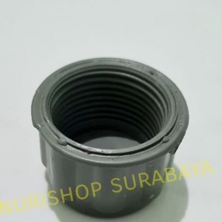 Jual Tutup Pipa drat dalam 1/2 / Cap / Dop Drat dalam PVC 1/2" inch ...