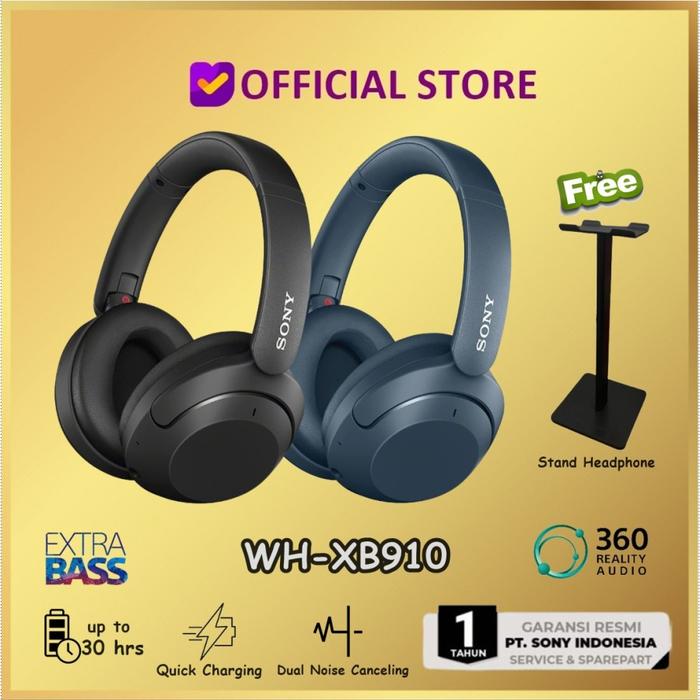 Jual Sony Wh-xb910n Wireless Headphones Whxb910n Wh Xb910n Xb910 Xb 910 ...