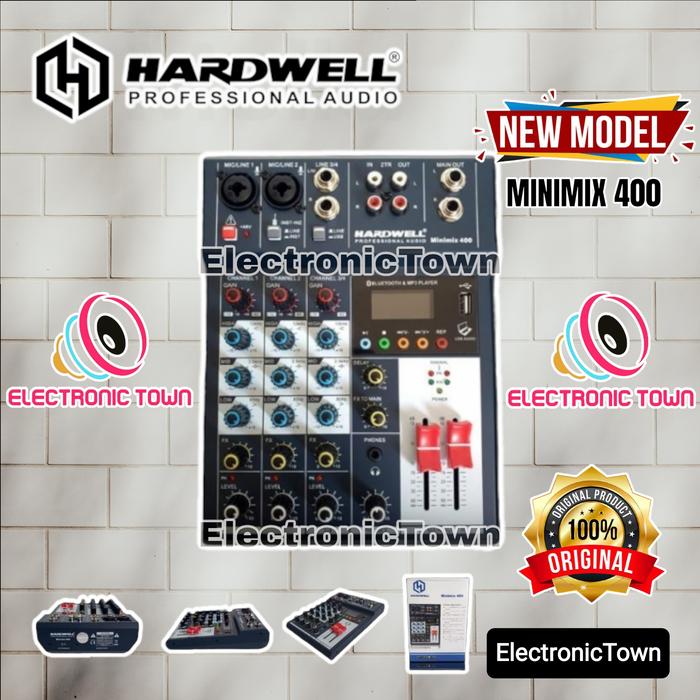 Jual Mixer Audio HARDWELL MINIMIX 400 / MINI MIX 400 / MINIMIX400 NEW ...