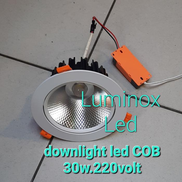 Jual downlight led COB 30wat 30w 3000k warmwhite inbow ceiling 30 w ...