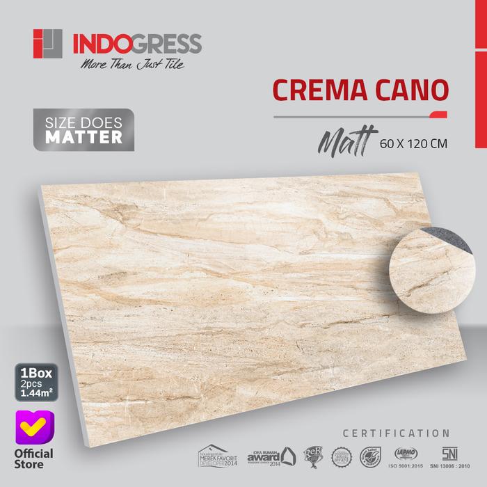 Jual INDOGRESS 1st Grade - Granite Tile Crema Cano - 60x120 - Matt - Jakarta Pusat - Indogress ...