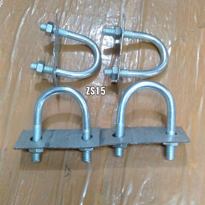 Jual Klem U bolt pipa ukuran 1 inch + plat galvanis - Jakarta Pusat ...