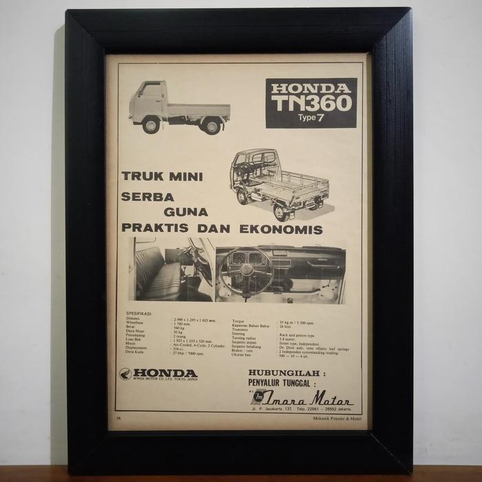 Jual Iklan Truk Mini Kei Car HONDA TN360 Langka - Mobil Pick Up Jadul Antik - Kota Bandung ...