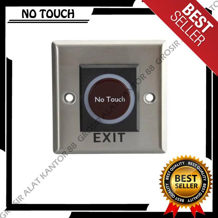 Jual Exit Button No Touch - Exit Button / Push Button Access Control Door - Jakarta Barat ...