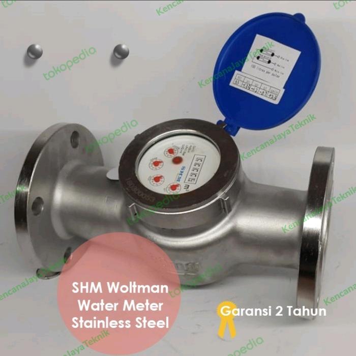 Jual SHM Water Meter / Flow Meter Stainless 316 Flange 2" inch DN50 ...