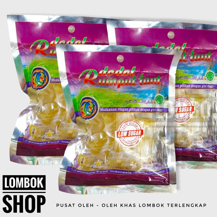Jual Dodol Rumput Laut Rendah Gula Low Sugar Khas Lombok 90 gram - Kota ...