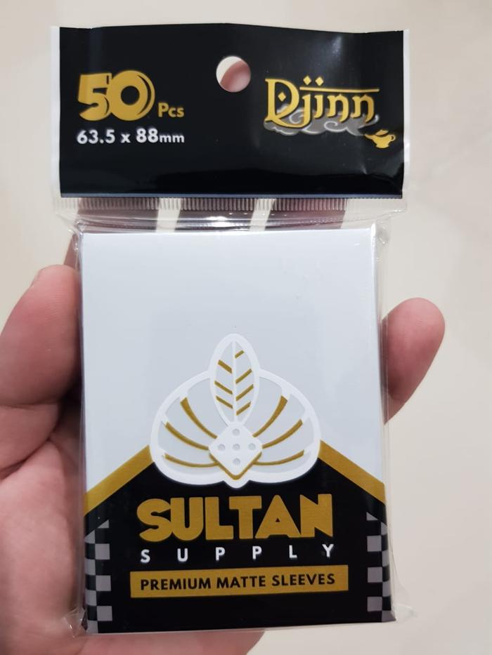 Jual Sultan Djinn Card Sleeve Standard Matte White 64mm X 88 mm - WHITE ...