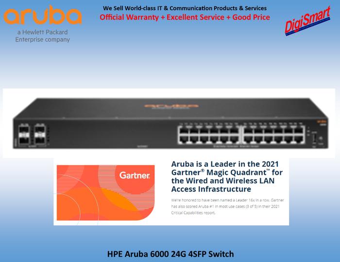 Jual Switch Managed HPE Aruba 6000 24G 4SFP ports R8N88A # ...