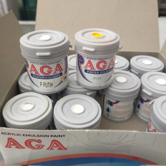 Jual AGA acrylic mini 30 cc. aga poster spanduk dekorasi kanvas - Kota ...
