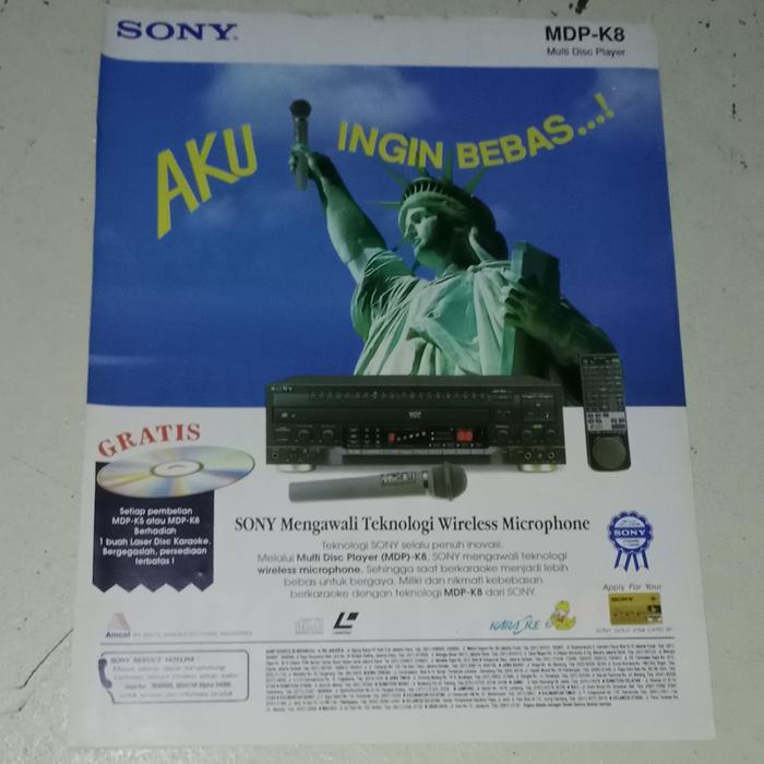 Jual Iklan Cetak Jadul Sony Multi Disc Player - Kota Bandung - Kawan ...
