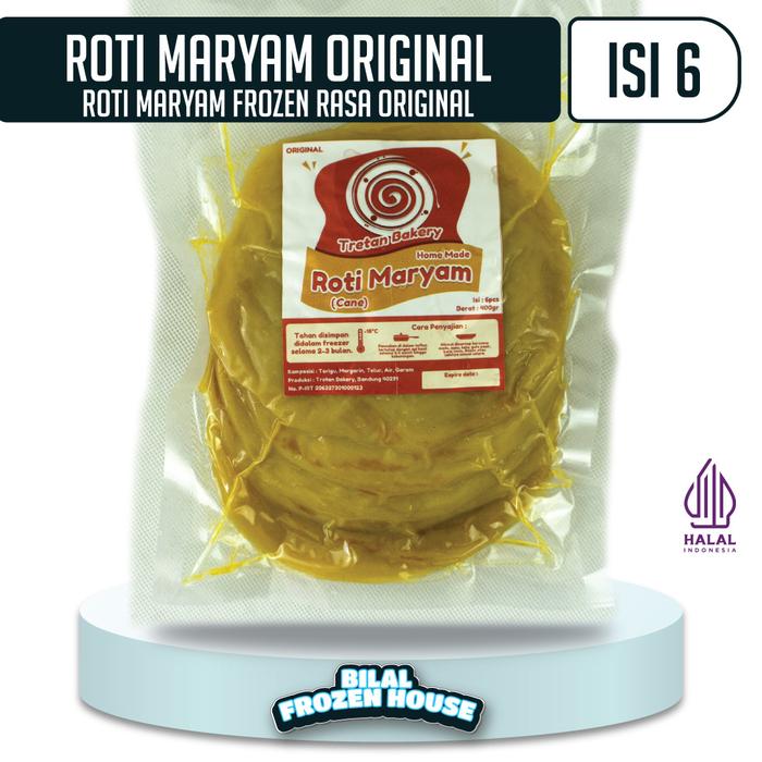 Jual Roti Maryam - Roti Canai Frozen - Roti Cane Tretan Bakery Original ...