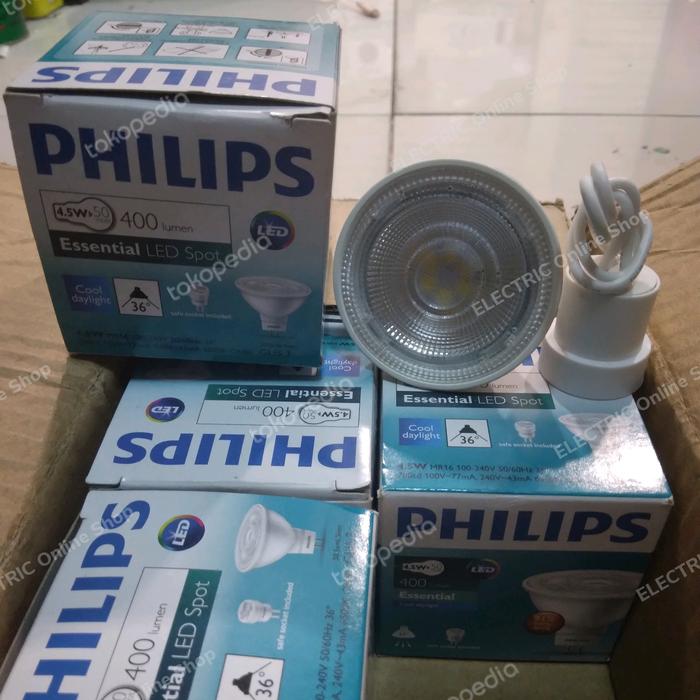 Jual Lampu PHILIPS Essential LED Spot 4,5W (Watt) Original - Jakarta ...