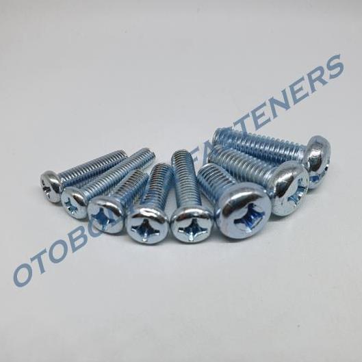 Jual [ISI 100PCS] Baut JP 8 x 20 / Baut JP M8 / Baut Obeng Plus / Baut ...
