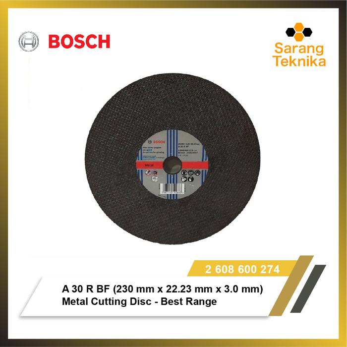 Jual Mata Gerinda Potong Besi 9" Bosch A 30 R BF 230x22.23x3.0mm Best ...