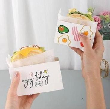 Jual Box Sandwich Kotak Dus Kardus Kemasan Makanan Sandwich Kertas ...