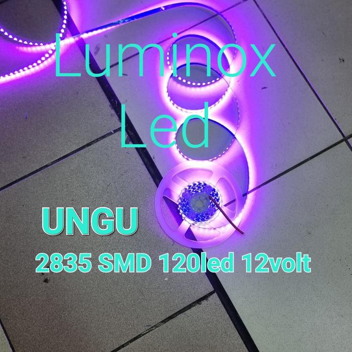 Jual led strip light purple 2835 smd 120led flexible strip ungu 12v ...
