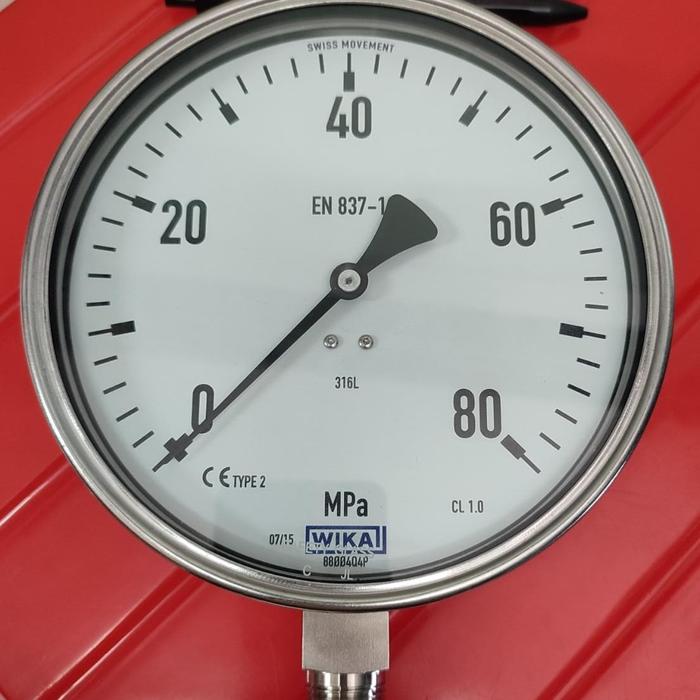 Jual WIKA Pressure Gauge Manometer Stainless Steel 6 inch range 0-80 ...