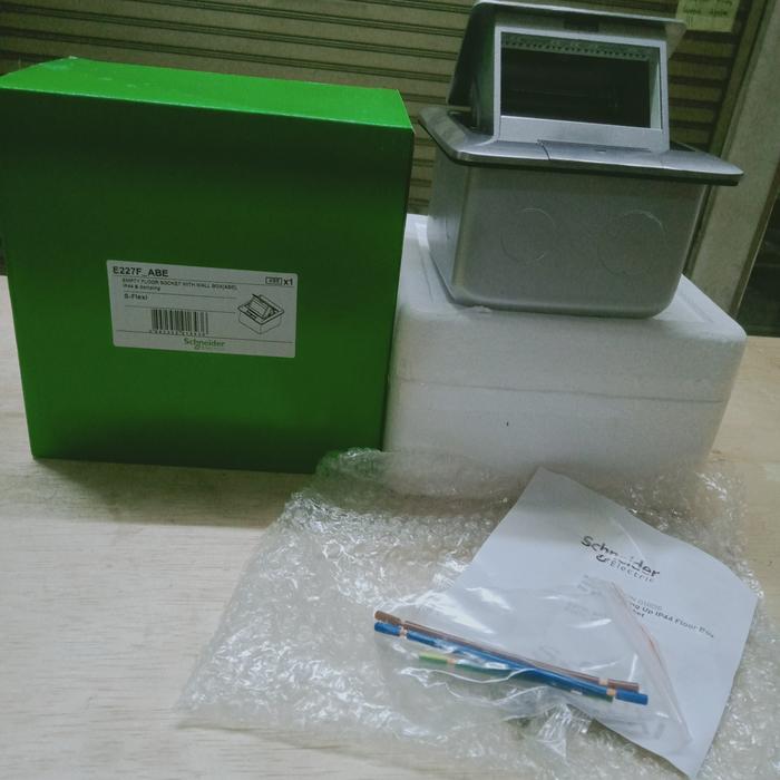 Jual STOP KONTAK LANTAI SCHNEIDER E227F ABE/SCHNEIDER E227F-ABE ...