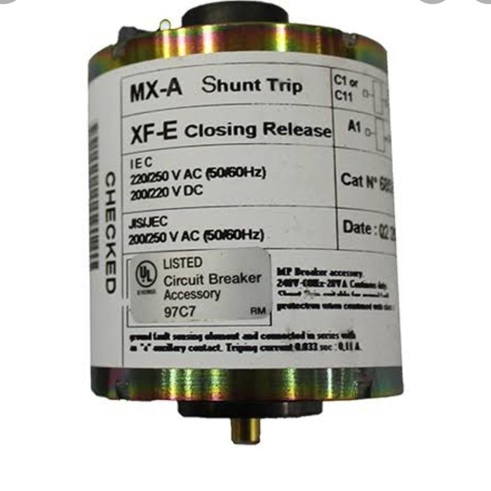 Jual Merlin Gerin ACB MX-A shunt trip XF-E closing release Coil 685658 ...