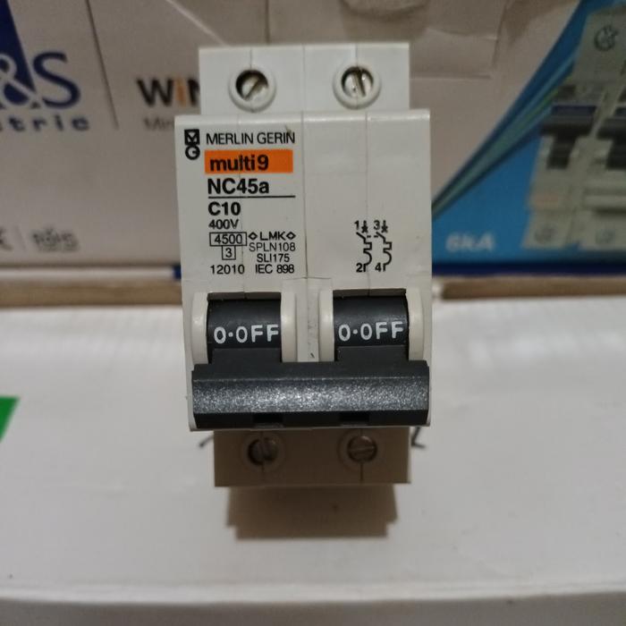 Jual mcb merlin gerin 10 amper 2phase/Mcb 2 pas 10 amper MG - Jakarta ...