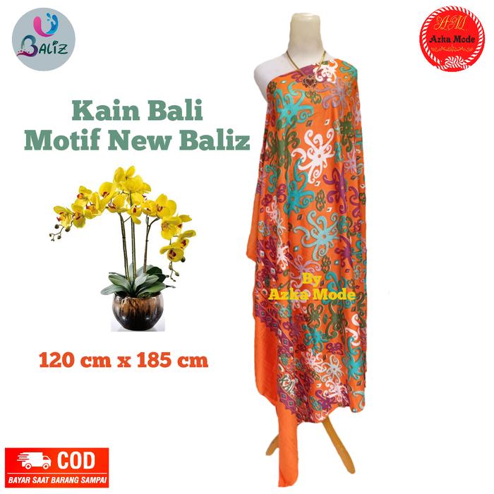 Jual Kain Bali Pantai/Kain Bali Motif Batik Unik/Kain Bali Halus Dan ...