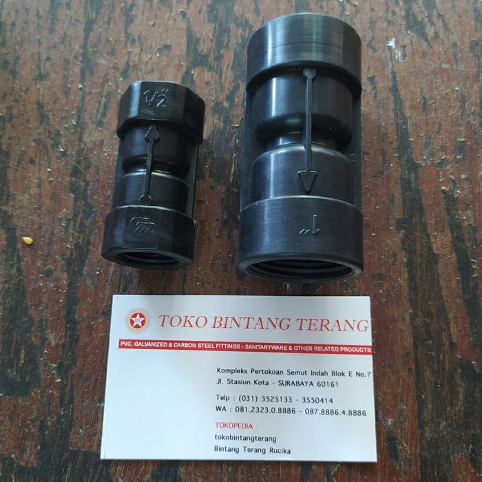 Jual Tusen Klep pvc 3/4" / Check valve pvc 3/4" / tosen klep GM - Kota ...