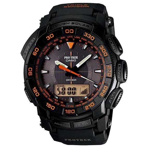 Jual Casio Protrek PRG-550-1A4DR Solar Grey Dial Black Resin Strap ...