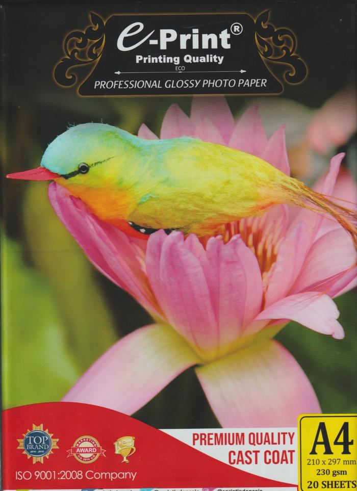 Jual Paper E-Print Glosy A4 230Gr BP ECO - Kota Bandung - Megacomp ...