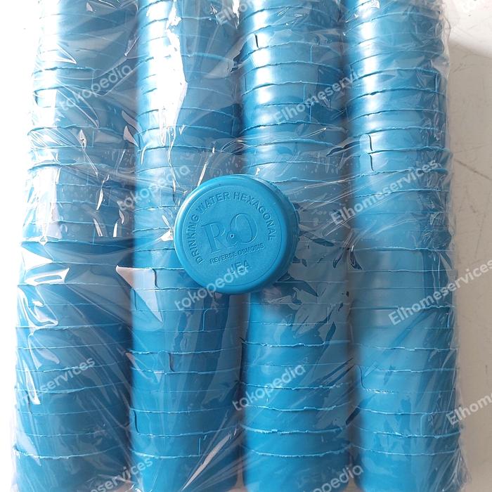 Jual TUTUP GALON RO 100 PCS JEA - BIRU - Kab. Tangerang - Elmira Water ...
