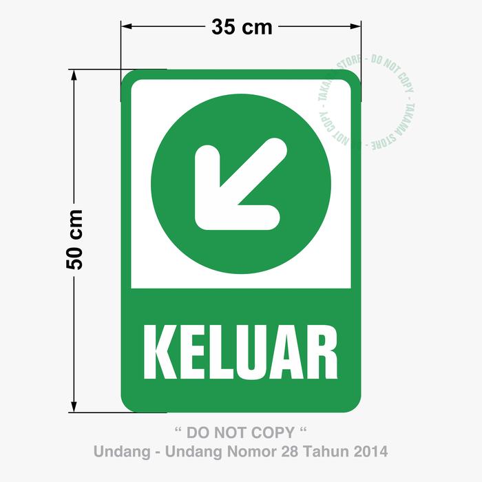 Jual RAMBU PLANG KELUAR 35CM X 50CM PLAT ALUMUNIUM - KIRI - Kota ...