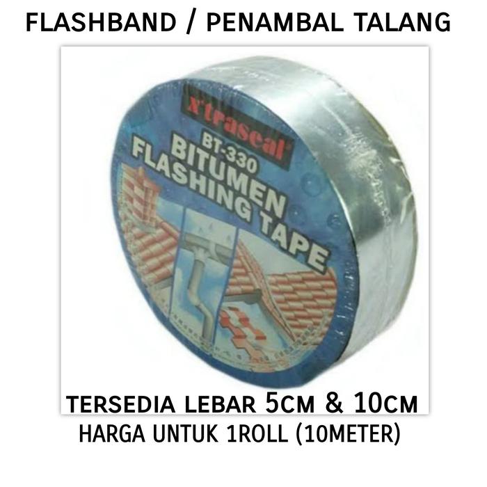 Jual Flashing Tape lebar 5 cm 10 cm Flashband tambal talang atap seng asbes - 5 cm - Kota ...