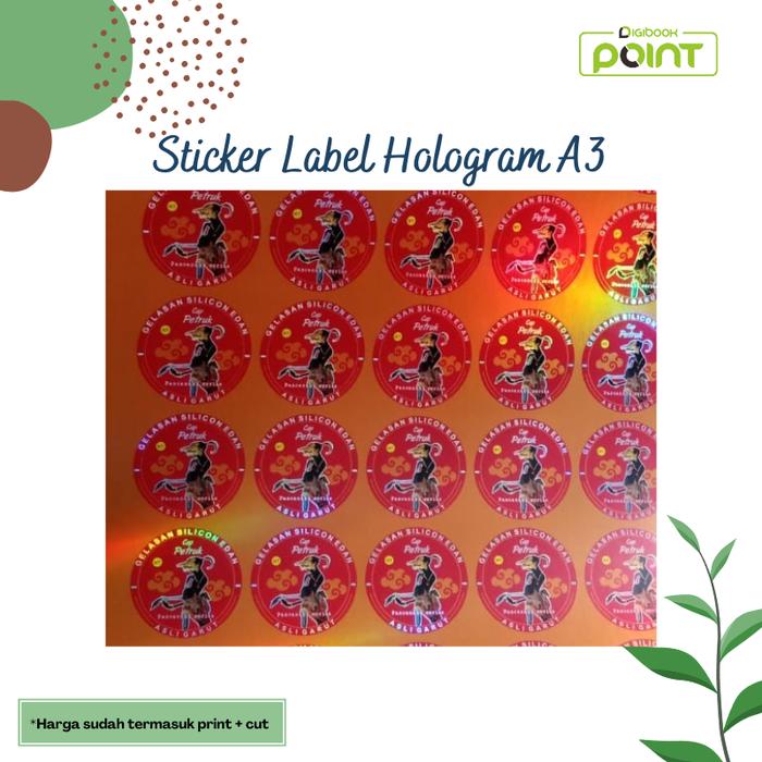 Jual Sticker Hologram / Stiker Hologram Original - Stiker Label Hologram A3 - Kota Semarang ...