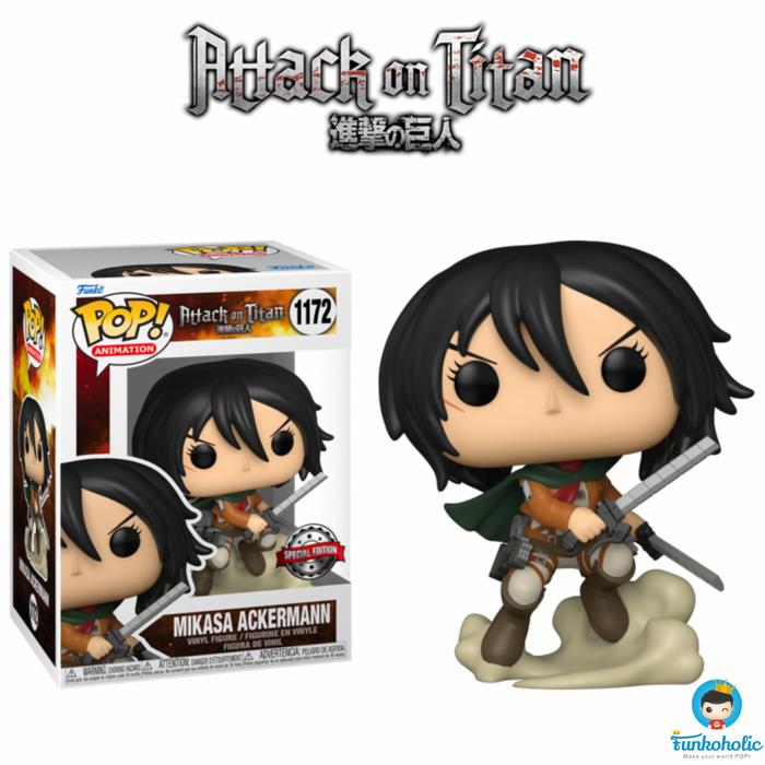 Jual Funko POP! Attack on Titan - Mikasa Ackerman Survey Corps Action ...