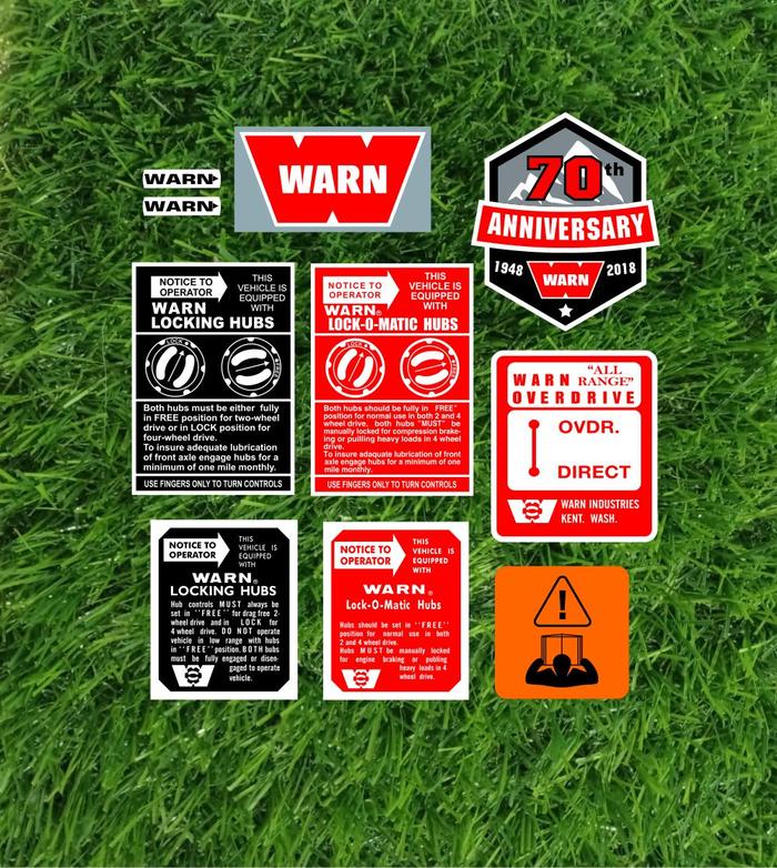 Jual STICKER WARN 1 SET STICKER ISSI 10 PCS - Kota Bandung ...