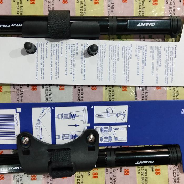 Jual pompa tangan sepeda Giant original Roadbike for MTB 160psi Aloy ...