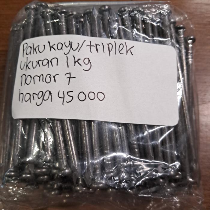 Jual paku kayu paku triplek paku seriukuran 3 inchi (7cm )1bungkus isi ...
