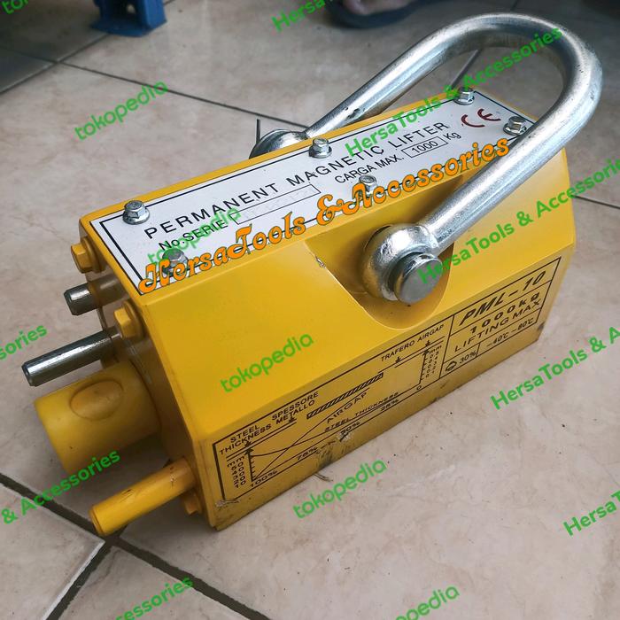 Jual Permanent Magnet Lifting 1000kg Magnetic Lifter - Kab. Bekasi ...