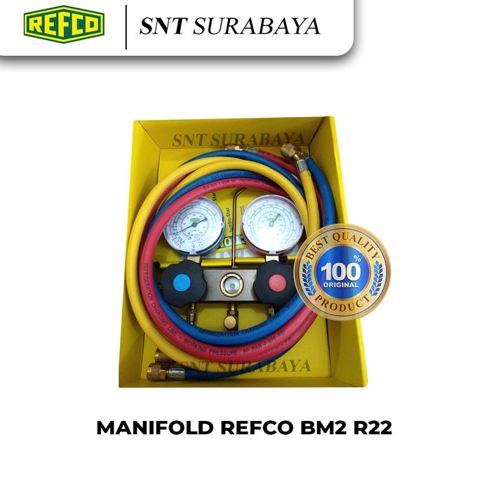 Jual Manifold Refco BM2 R22 R32 R410 - Analizer AC - Kota Surabaya - SNT Surabaya | Tokopedia