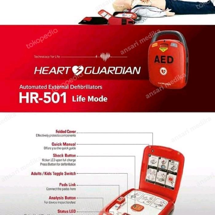 Promo Heart Guardian hr-501 AED Automatic External Defibrilator - Jakarta Timur - Ansari Medika ...