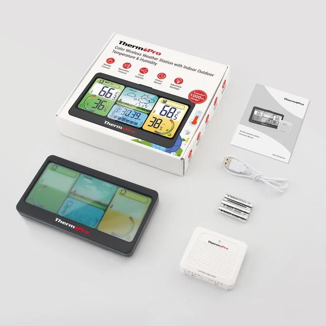 Jual THERMOPRO TP280 300m Wireless Weather Station Thermometer ...