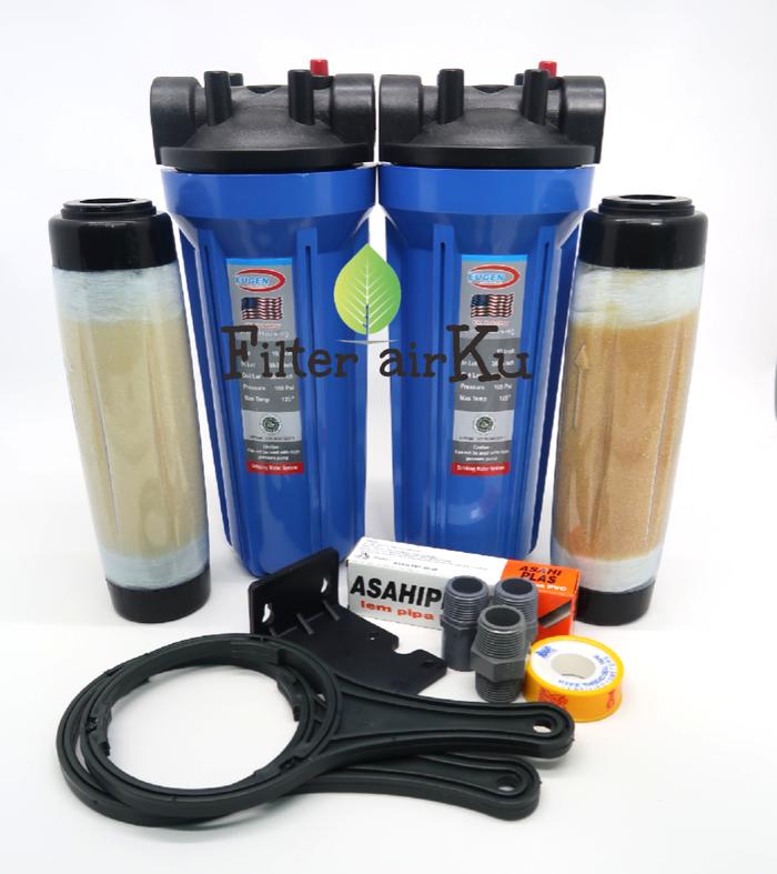 Jual Paket filter air demineral - Resin anion dan kation - Biru - Kota ...